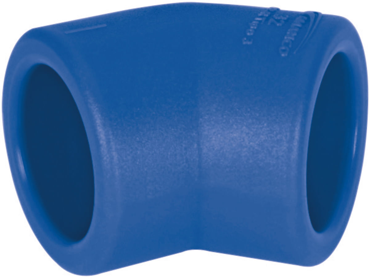 Joelho PPR Azul 45x32 Industrial Amanco - Acquafort